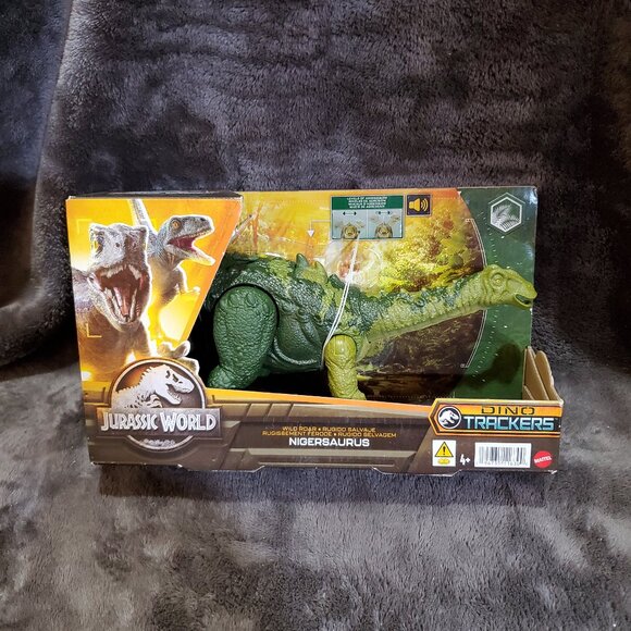 Mattel | Toys | Jurassic World Wild Roar Nigersaurus Action Figure With ...